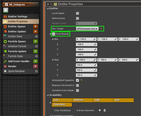 niagara particle system parallelcube