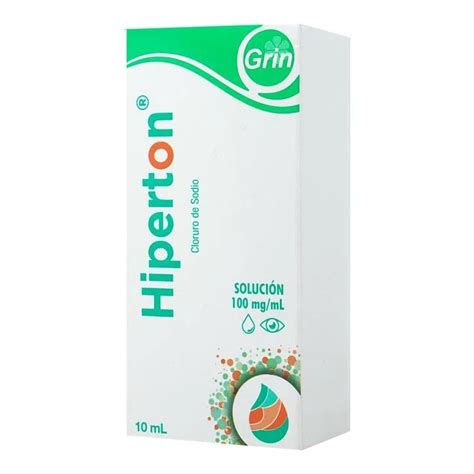 Hiperton 10 Sol Oftalmica 100 Mgml C10 Ml Cloruro De Sodio Lab Grin