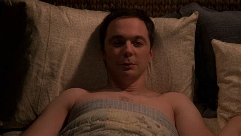 Auscaps Jim Parsons Shirtless In The Big Bang Theory The Opening Night Excitation