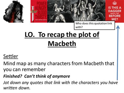 Macbeth Revision Aqa Plot Teaching Resources Macbeth Revision Aqa Plot Teaching Resources