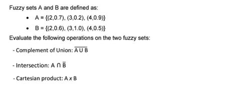 Fuzzy Set Operation Informacionpublicasvetgobgt