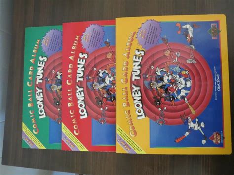 1990 Looney Tunes Comic Ball Complete Card Set In Album Books 2096506889