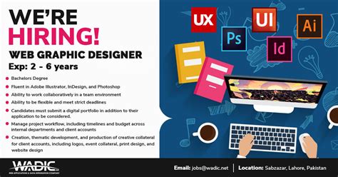 Wadic On Linkedin Hiring Graphicdesigner