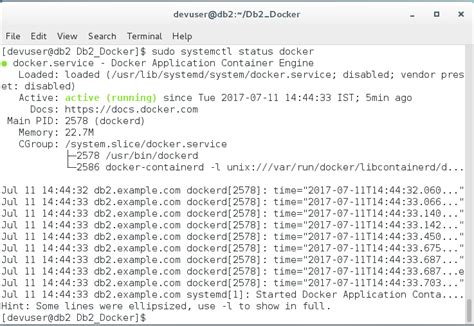 How To Install Ibm Db2 Developer Edition On Centos 7 Using Docker The