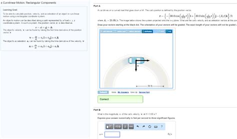 Solved Curvilinear Motion Rectangular Components Learnin