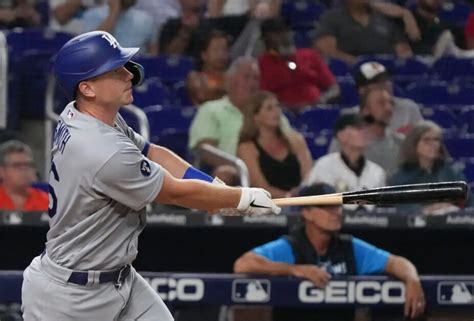 Dodgers Highlights Will Smiths Home Run Against Marlins And Trea Turner