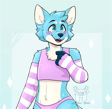 Me Art By Me Fleurfurr On Twitter Furry