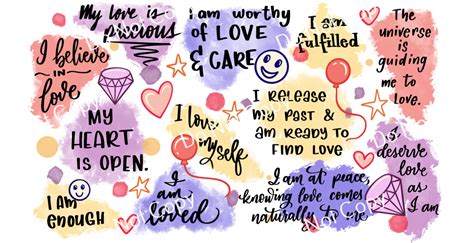 Colorsplash Ultra Uv Dtf Love Affirmations Cf