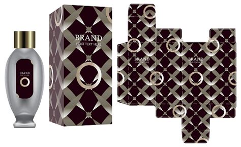 포장 디자인 고급 상자 템플릿과 모형 상자 일러스트 벡터와 향수 또는 화장품 용기에 라벨 개념에 대한 스톡 벡터 아트 및 기타 이미지 Istock