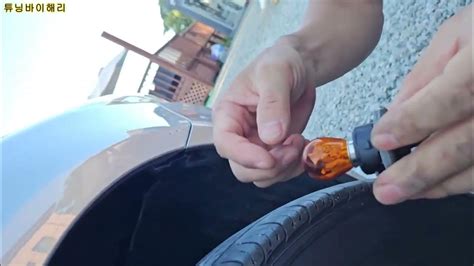 Yf소나타 본넷 쇼바교체 방법 전면 깜빡이 전구 교체 방법 입니다 Youtube