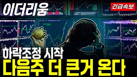 이더리움 전망 하락 조정 시작 다음주 더 큰거 온다 이더리움 트럼프 트럼프코인 밈코인 비트코인하락 비트코인슈퍼