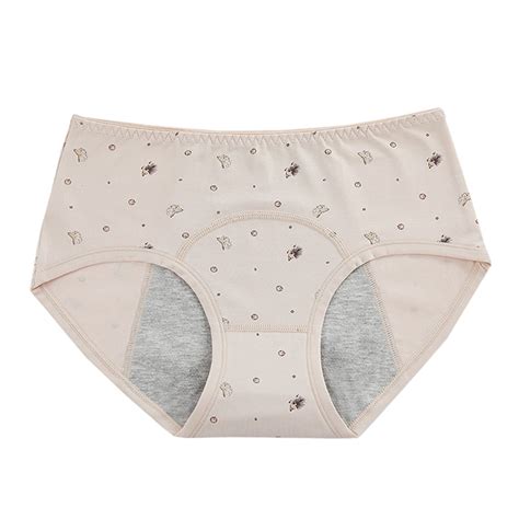 Big Girls Period Panties Menstrual Underwear Leak Proof Cotton Soft