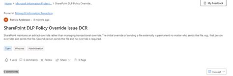 Purview Dlp In Sharepoint How Long The Override Is Active And When Should I Provide Override