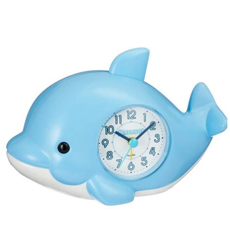 [티몬] 리듬 일본 귀여운 돌고래 캐릭터 아날로그 음성 알람시계 어린이탁상시계 위시버킷