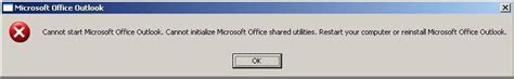 acibut microsoft office 2007 error cannot initialize microsoft office