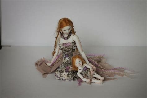 Natasha Yaskova Small Porcelain Ball Jointed Dolls 112 Scale