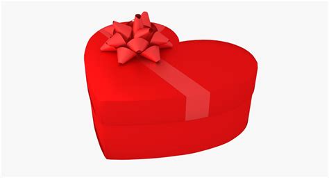 하트 선물 상자 3d 모델 11 Blend Free3d