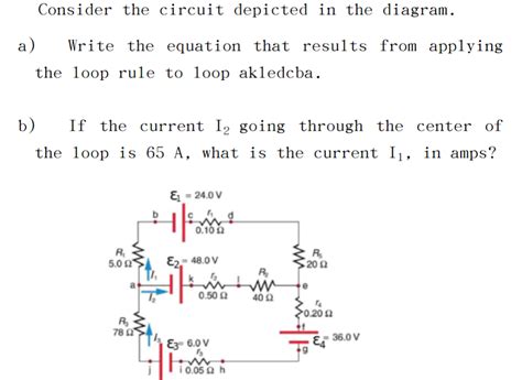 Solved Consider The Circuit Depicted In The Diagram A Chegg