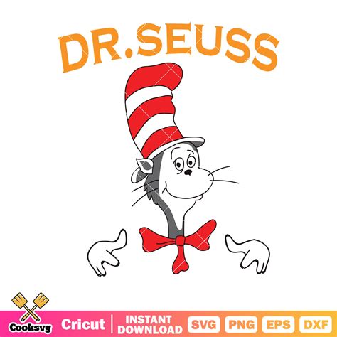 Dr Seuss Head Cartoon Svg Dr Seuss Head Svg Dr Seuss Svg Cooksvg