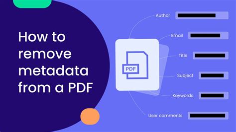 How To Remove Metadata From A Pdf A Complete Guide