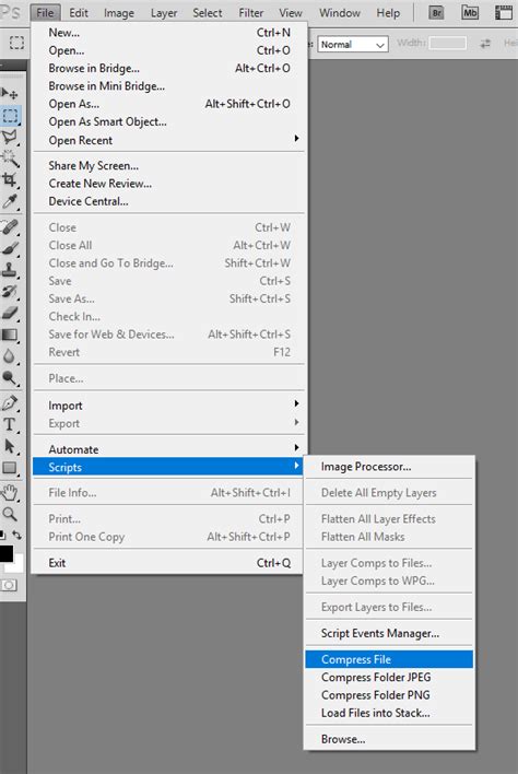Using Photoshop Actions And Tinypng Plugin To Batch Resize Images For