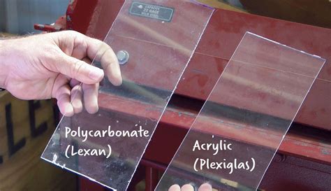 Plastic Glass Difference Between Acrylic Plexiglass And Lexan