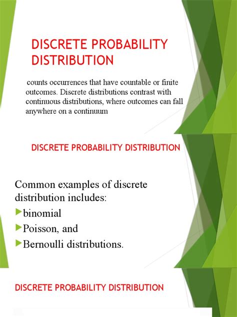 Discrete Probability Distribution Pdf Probability Distribution