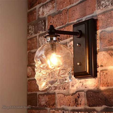 Skull Bones Wall Lamp Skullon
