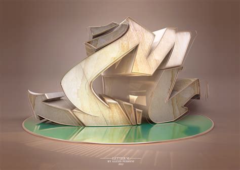 3d艺术字体建模渲染设计 26p