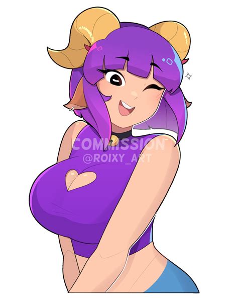 Rule 34 1girls Big Breasts Female Oc Original Character Purple Hair