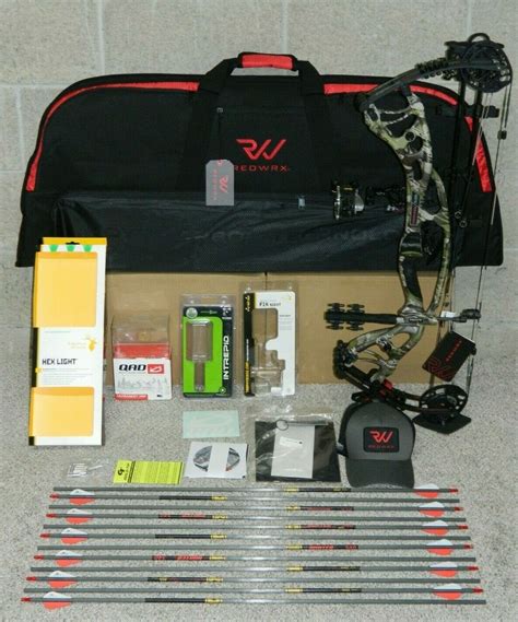 New Hoyt Carbon Rx 4 Turbo Bow Package 2 Cam 5565 Lb Redwrx Rx4