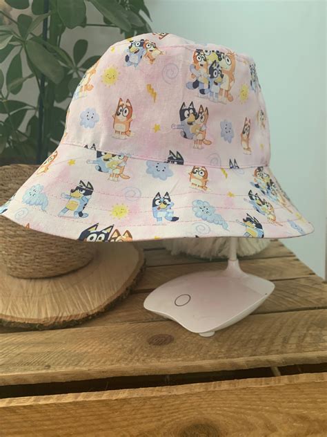 Bluey Character Adults Bucket Sunhat Etsy