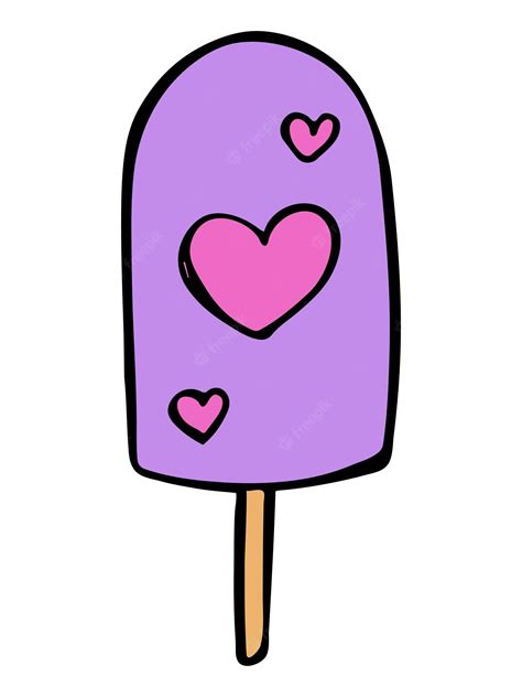 Premium Vector Vector Hand Drawn Ice Cream Illustration Cute Sundae
