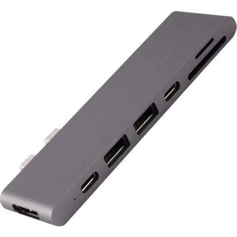 Адаптер Red Line Multiport Adapter Type C 7 In 1 для ноутбука серый УТ000016225 выгодная цена