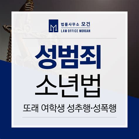 또래 여학생 성추행·성폭행 시 처벌은 소년법 촉법소년 로톡