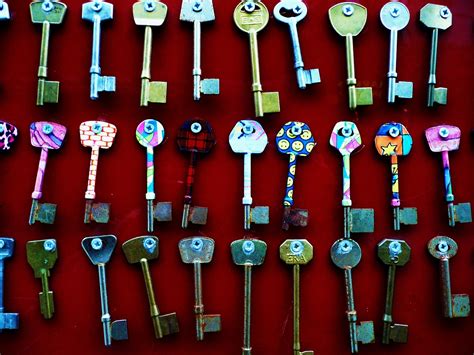 Colored Metal Keys Free Photo On Pixabay