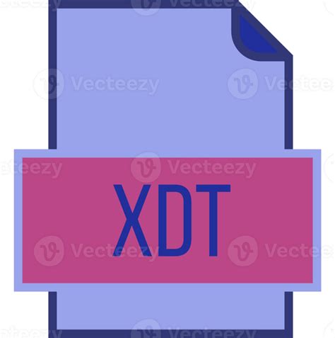 Xdt File Icon Fill And Outline Crisp Corners Art 57326661 Png