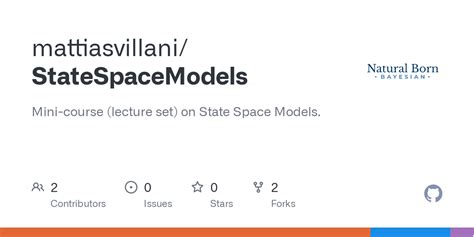 Github Mattiasvillanistatespacemodels Mini Course Lecture Set On