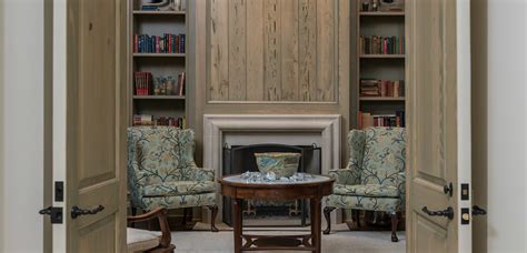 Pecky Cypress Library Eastburn Woodworks