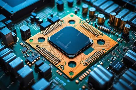 Premium Photo Circuit Board Technology Background Central Computer Processors Cpu Concept
