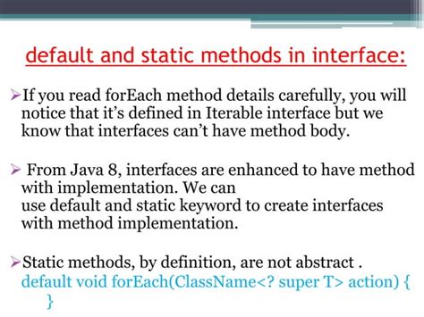 New Features Of Java Se8 Ppt