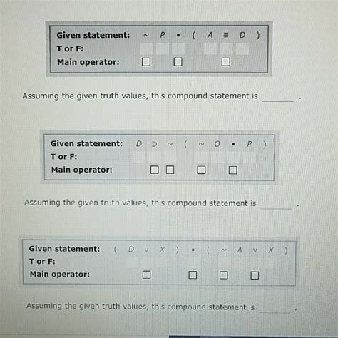 Solved Due Tomorrow At 11 PM CDT 6 Truth Functions Practice Chegg Com