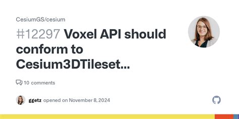 Voxel Api Should Conform To Cesium3dtileset Interface · Issue 12297