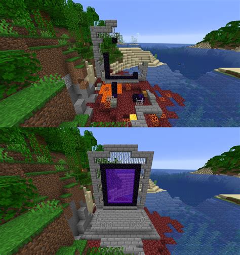 I Fixed A Broken Netherportal In The 1 16 Snapshot R Minecraft