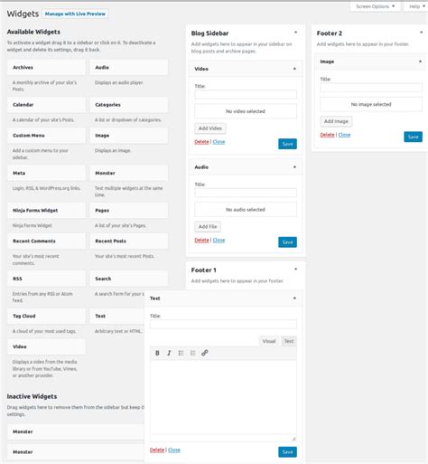 Wordpress 48 Features Better Visual Editor Media Widgets And Text Widgets