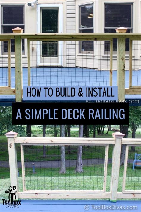 How To Easily Build And Install Deck Railing Artofit