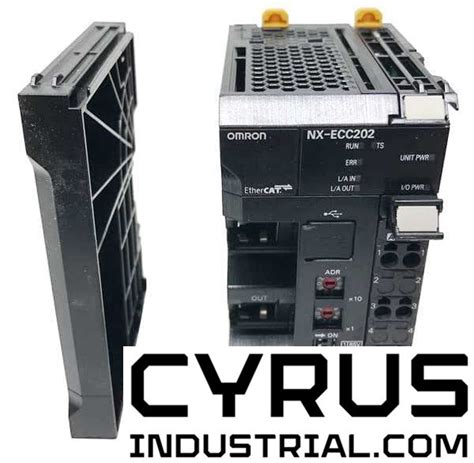 Products Omron NX ECC202 PLC Expansion Module EtherCAT Communication Coupler 10A For NX EIC