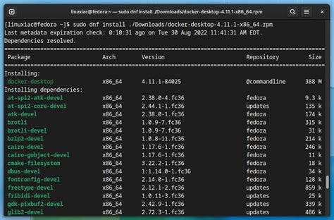 How To Install Docker Desktop On Fedora Linux