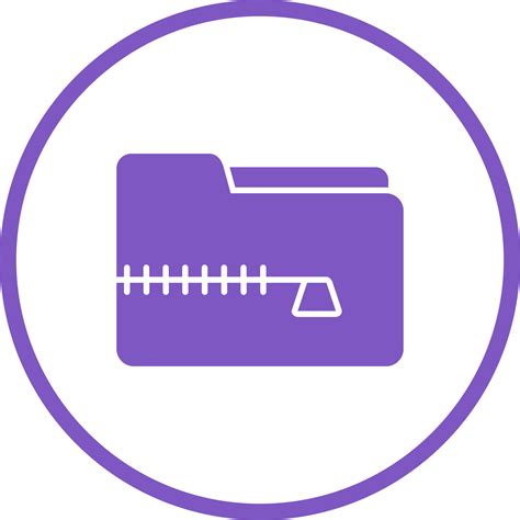 Zip File Vector Icon 17139601 Vector Art At Vecteezy