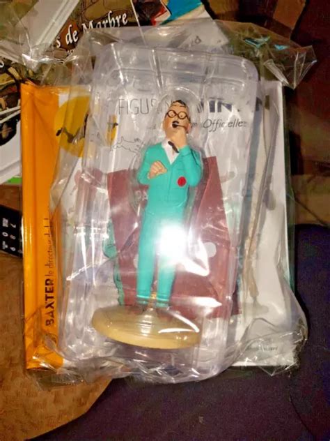 Figurine Tintin N° 26 Baxter Le Directeur De La Base Parfait Etat Sous